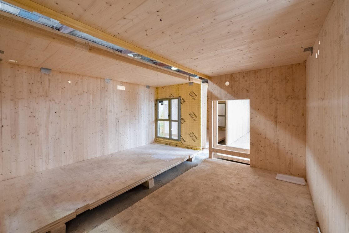 Reportage suivi de chantier bois - Barraux - Kaptis